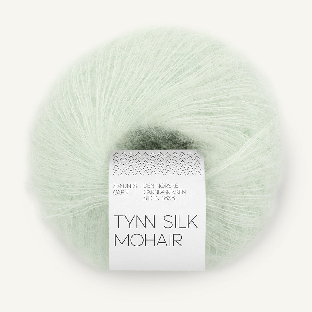 Tynn Silk Mohair mint green [7911] – Yarnfreak