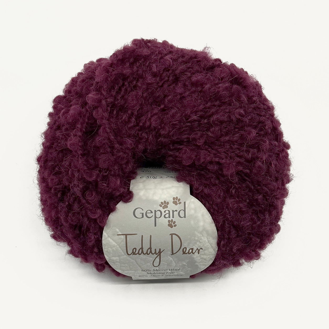 Teddy Dear mørk kirsebær [470] – Yarnfreak